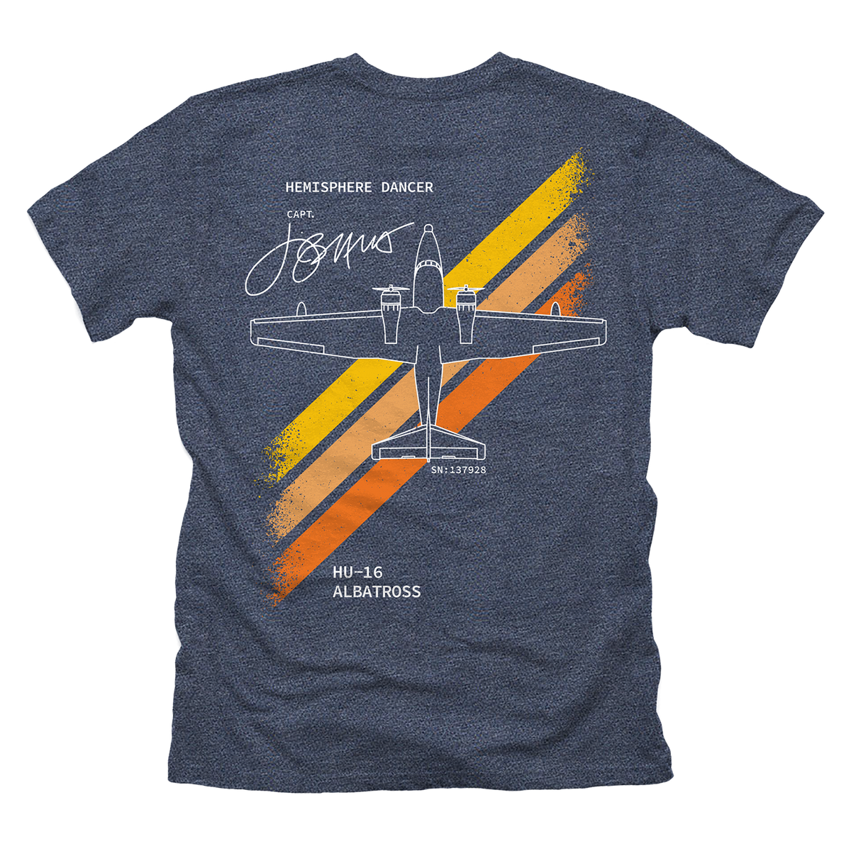 Hemisphere Dancer Blueprint Tee - Navy – Margaritaville Store